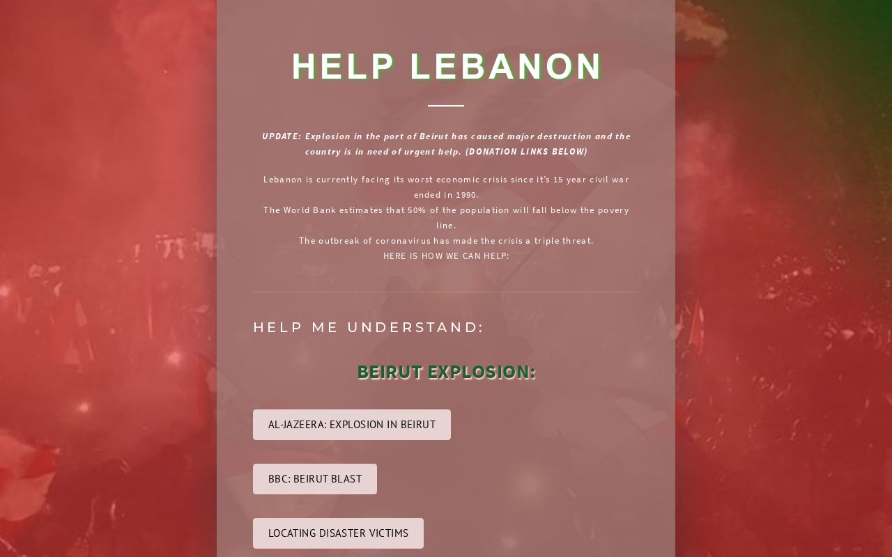 HELP LEBANON